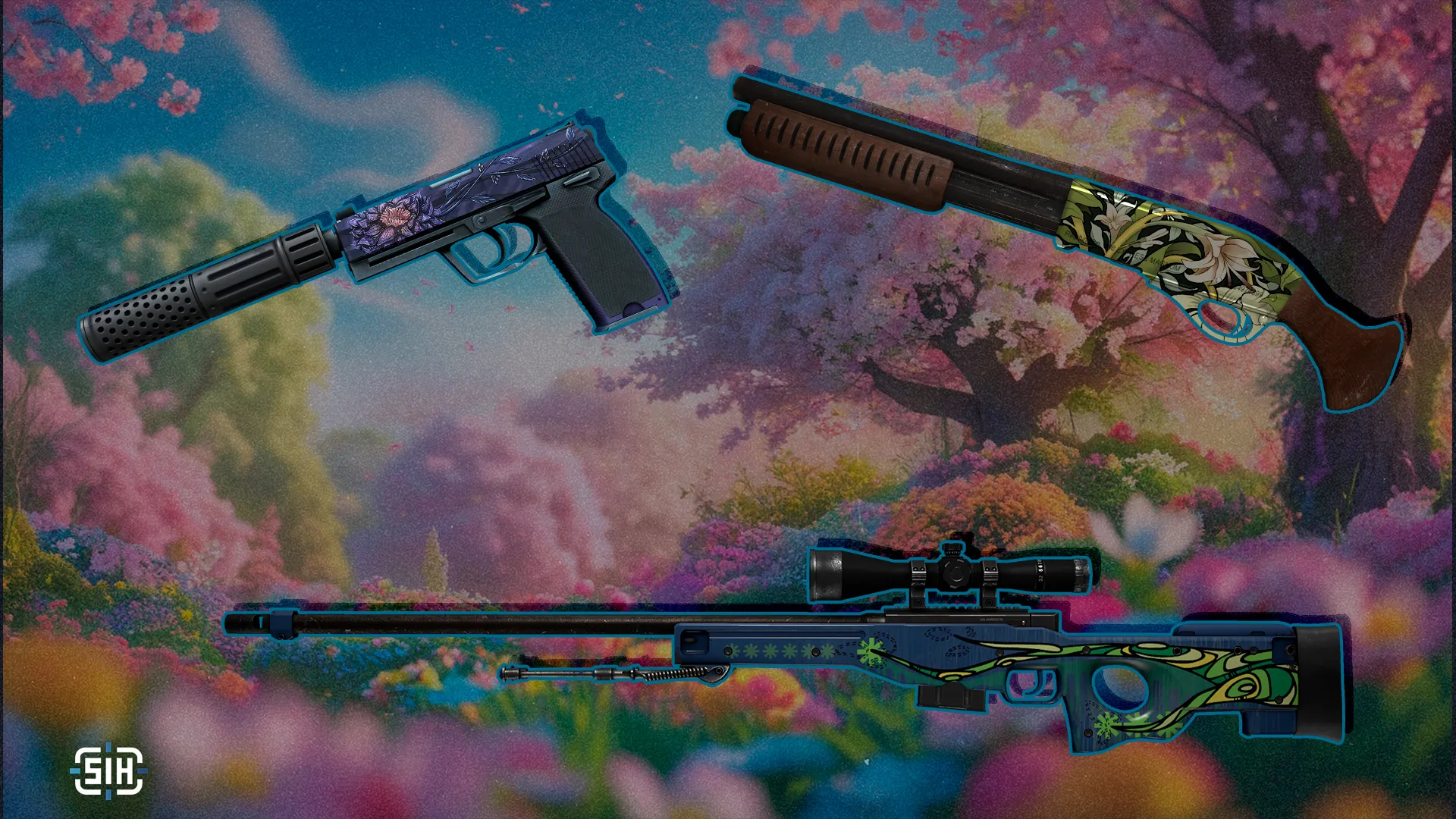 Plant and Flower Skins in CS2. Welcome Spring and Add Bright Colors of ...