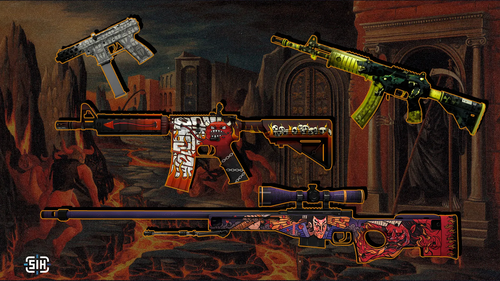 Skins Straight from Hell in Counter-Strike 2. Be careful when choosing ...